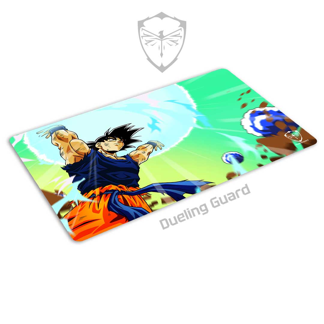 Spirit Bomb 1-Player Stitched Edge Playmat – Dueling Guard